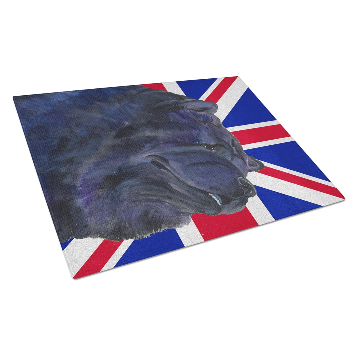 Caroline's Treasures Chow Chow with English Union Jack British Flag ...