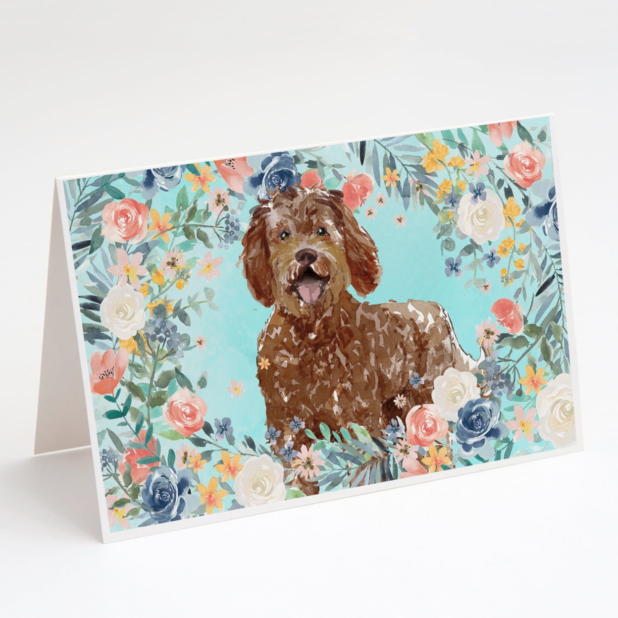 Labradoodle Greeting Cards and Envelopes Pack of 8 - Walmart.com
