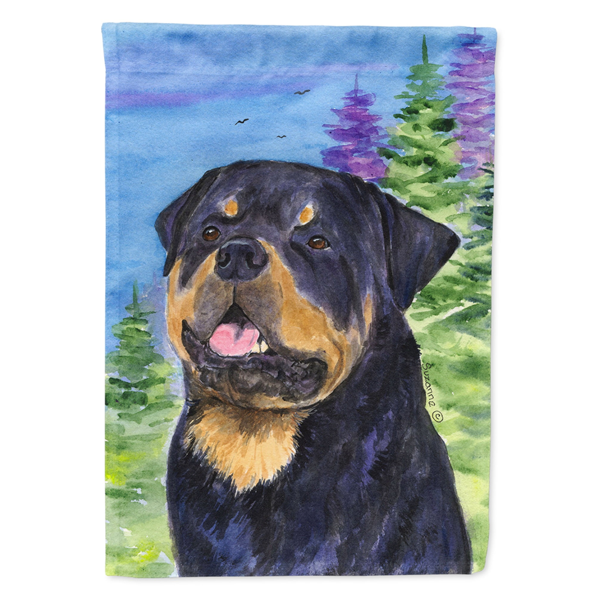 Caroline's Treasures SS1026-FLAG-PARENT Rottweiler Flag, , multicolor ...
