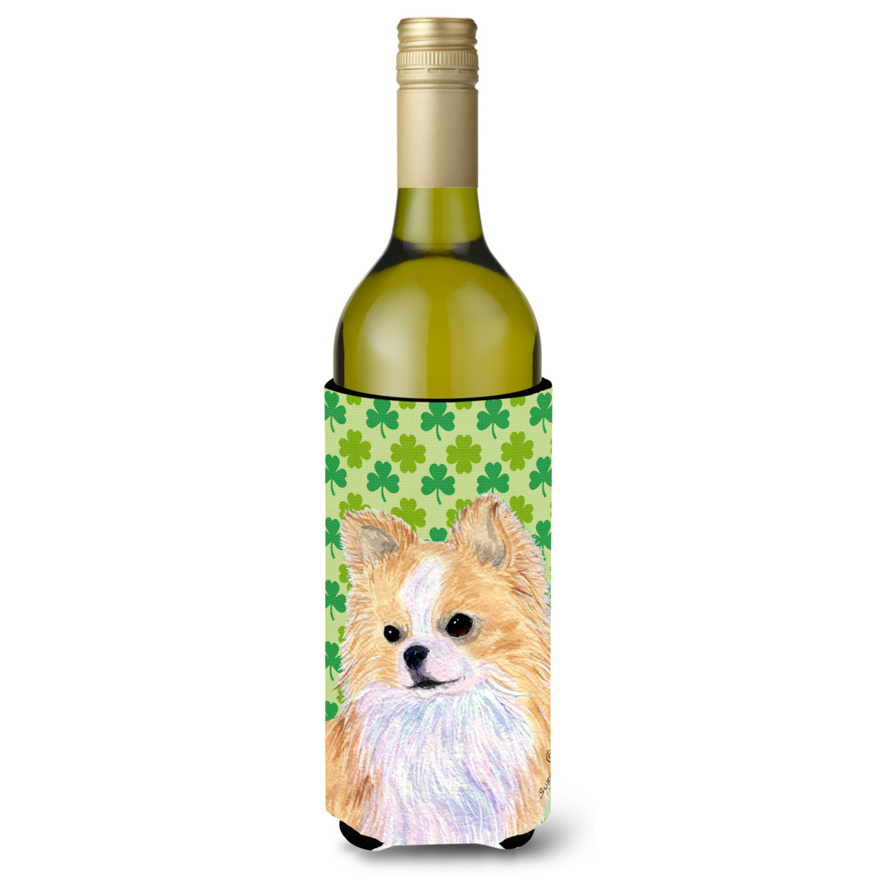 Caroline's Treasures SS4404LITERK Chihuahua Shamrock Portrait Beverage ...