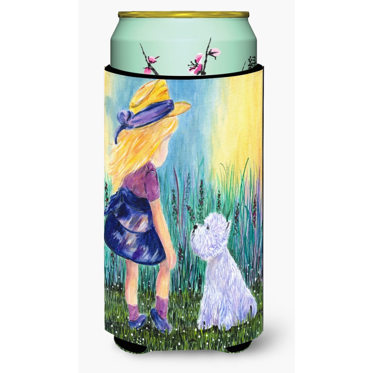 Caroline's Treasures SS8351TBC Little Girl with Westie Tall Boy Hugger ...