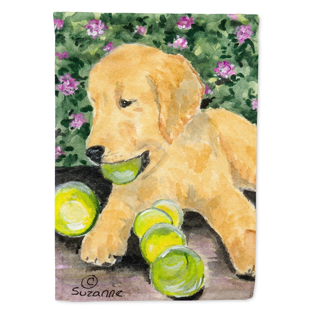 Caroline's Treasures SS8759-FLAG-PARENT Golden Retriever Flag ...