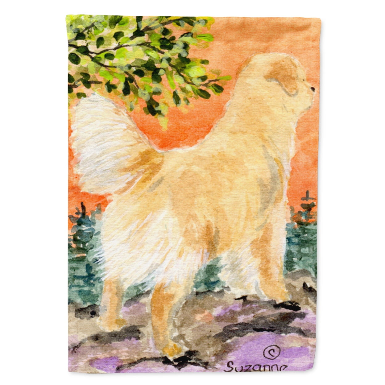 Caroline's Treasures SS8851-FLAG-PARENT Golden Retriever Flag ...