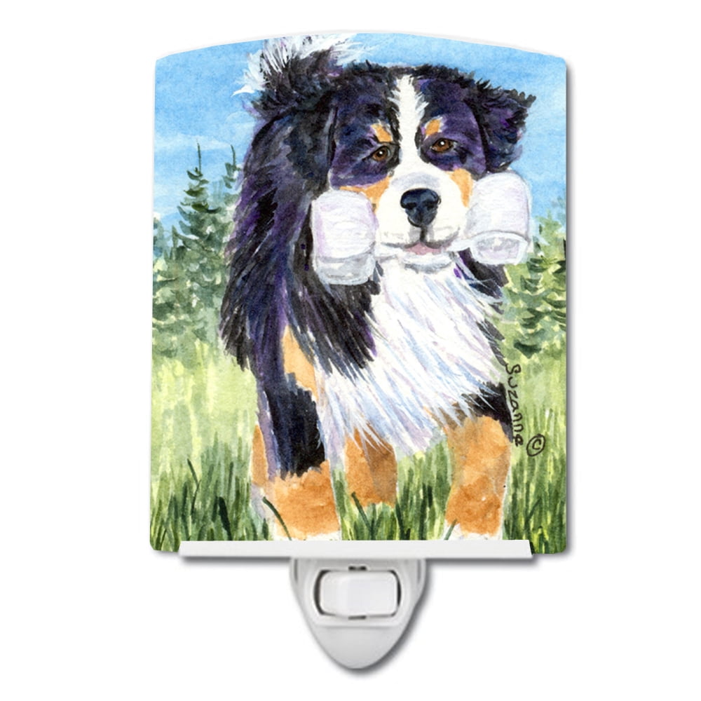 Caroline's Treasures SS8860CNL Bernese Mountain Dog Ceramic Night Light, 6x4x3", multicolor ...