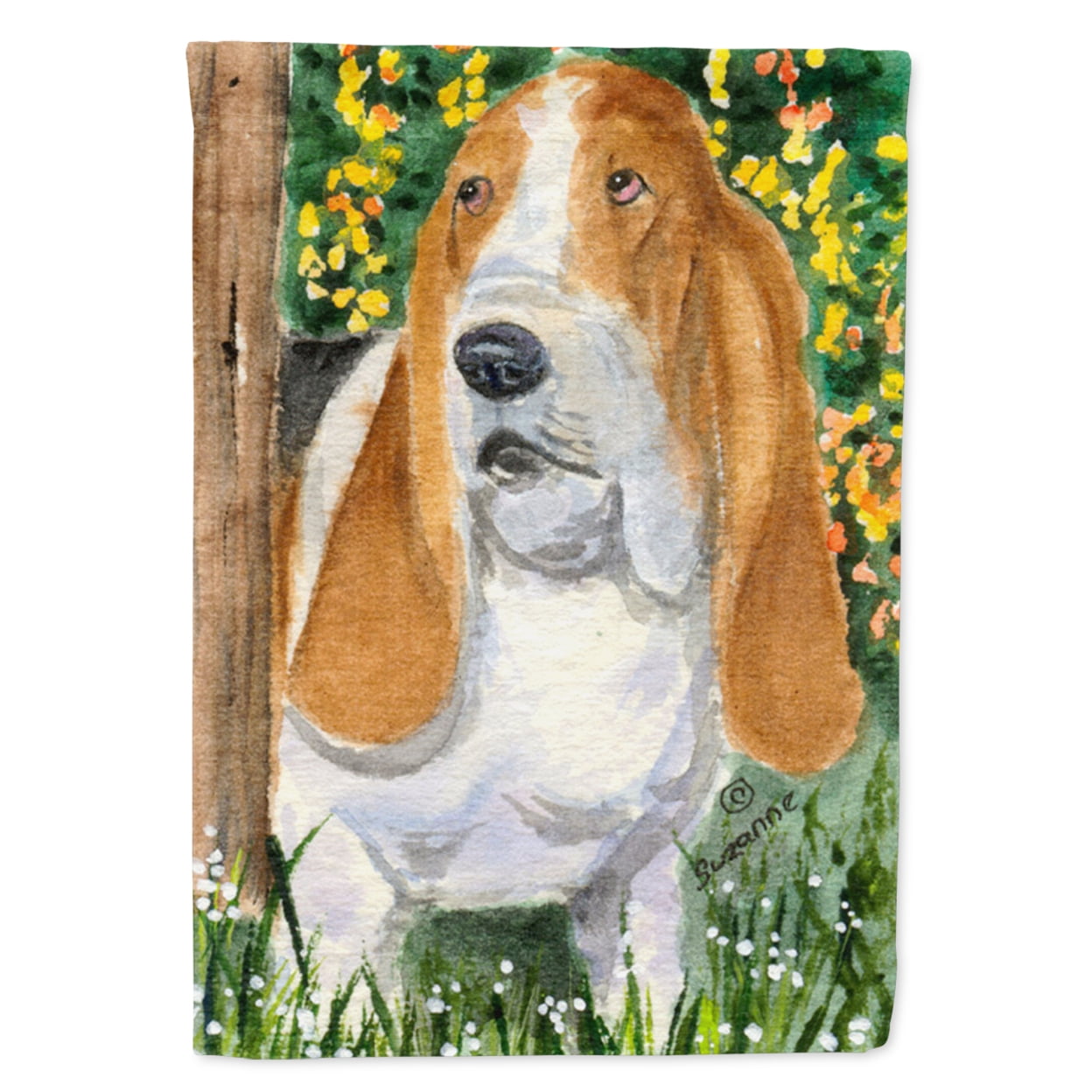 Caroline's Treasures SS8964-FLAG-PARENT Basset Hound Flag, , multicolor - Walmart.com