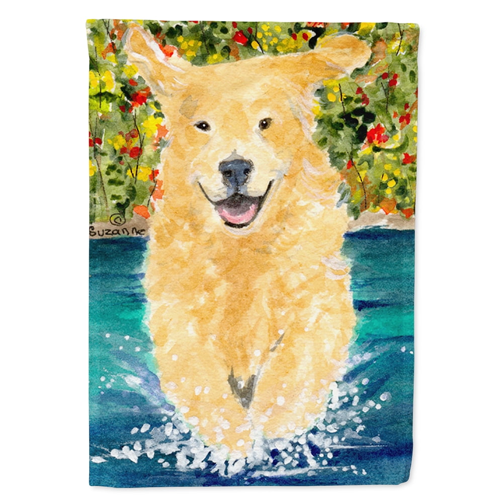 Caroline's Treasures SS8978-FLAG-PARENT Golden Retriever Flag ...