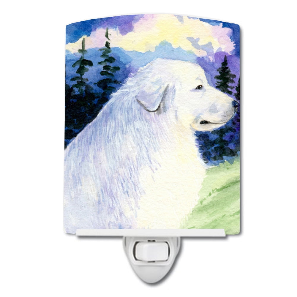 Caroline's Treasures SS8980CNL Great Pyrenees Ceramic Night Light ...