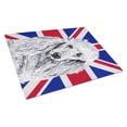 Caroline's Treasures White Standard Poodle with English Union Jack ...