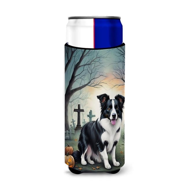 Carolines Treasures 0.25 x 6.5 x 4 in. Border Collie Spooky Halloween ...