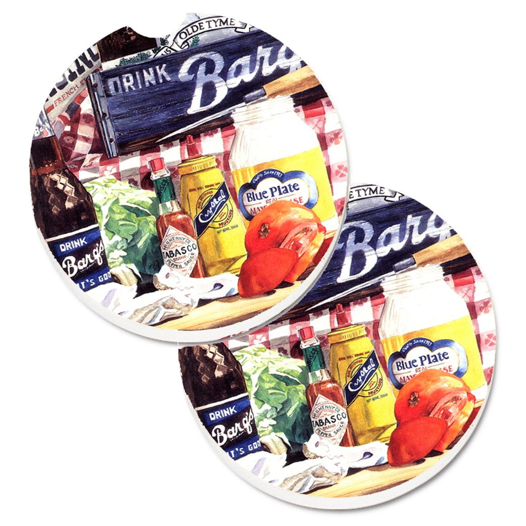 Carolines Treasures 1013CARC Blue Plate Mayonaise Barqs a tomato ...