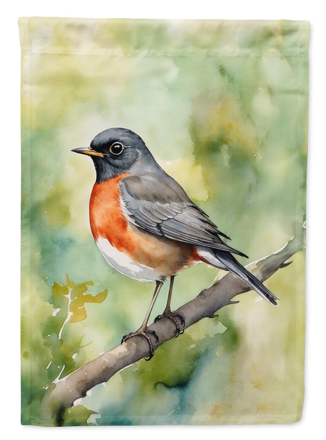 Connecticut American Robin Garden Flag - Walmart.com