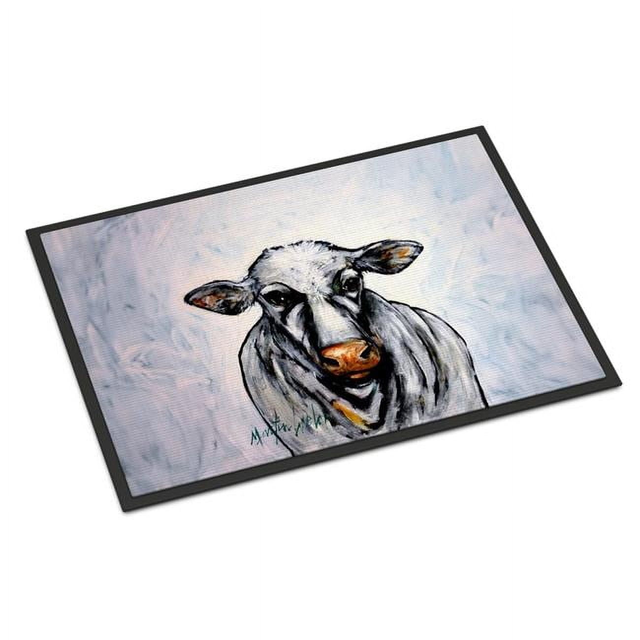 Carolines Treasures MW2018JMAT 24 x 36 in. Bessie the Cow Doormat ...