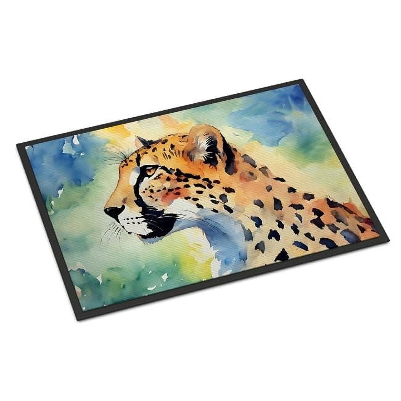 Carolines Treasures DAC2889JMAT 24 x 36 x 0.15 in. Polyester Cheetah ...
