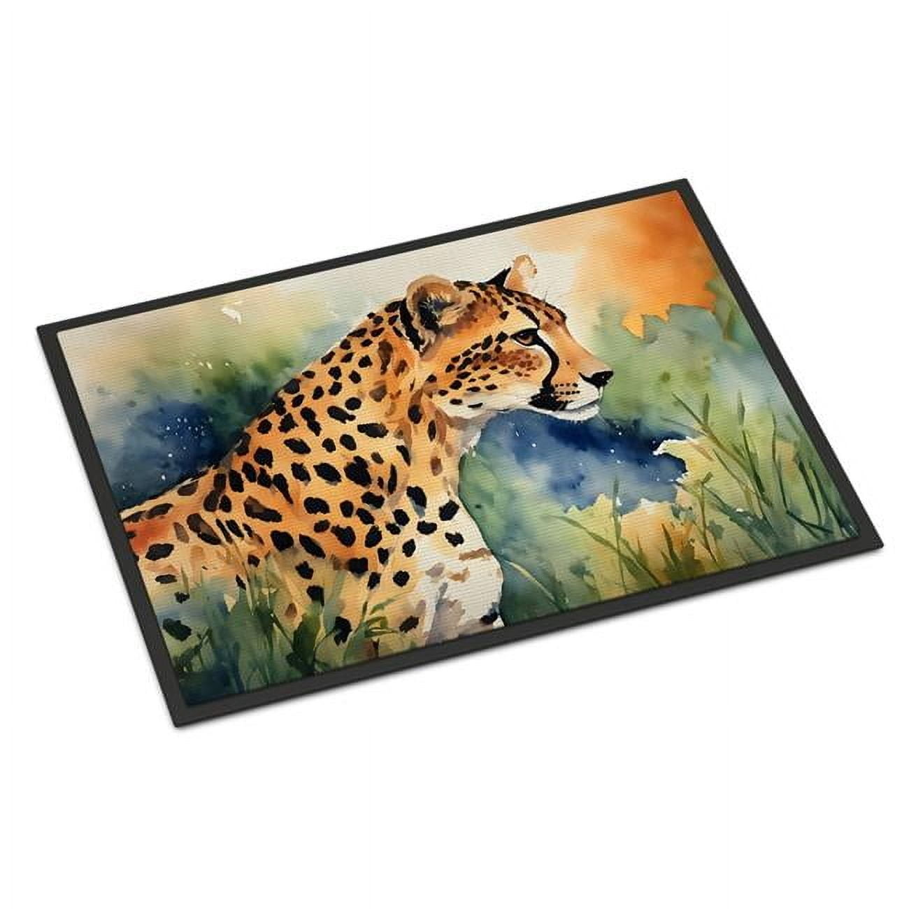 Carolines Treasures DAC2888JMAT 24 x 36 x 0.15 in. Polyester Cheetah ...