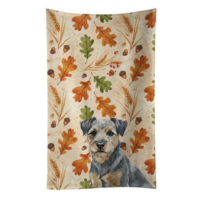 Carolines Treasures 25 x 15 in. Blue & Tan Border Terrier Heirloom Fall ...