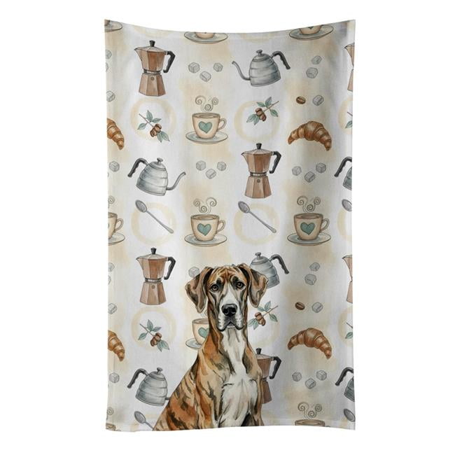 Carolines Treasures 25 x 15 in. Brindle Great Dane Coffee Bar Kitchen ...