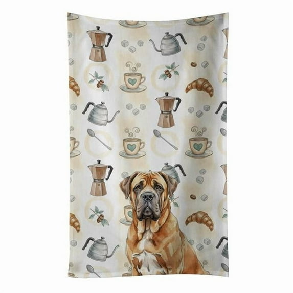 Carolines Treasures 25 x 15 in. Neapolitan Mastiff Coffee Bar Kitchen ...