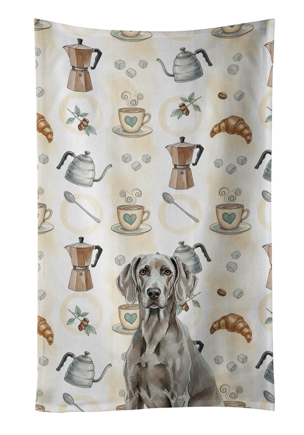 Carolines Treasures WDK7647KTWL 25 x 15 in. Weimaraner Coffee Bar ...