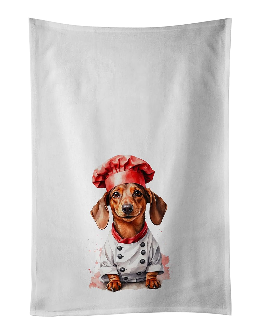 Carolines Treasures DAC7311WTKT 28 x 19 in. Dachshund Chef Kitchen ...