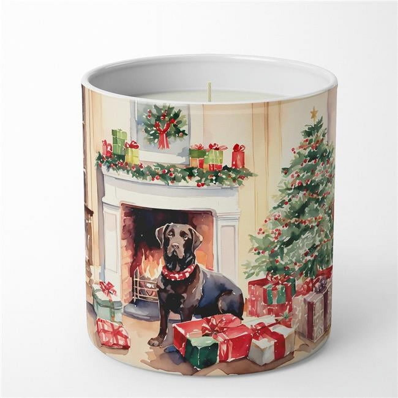 Labrador Retriever Cozy Christmas Decorative Soy Candle 3.25 in x 3.75 ...