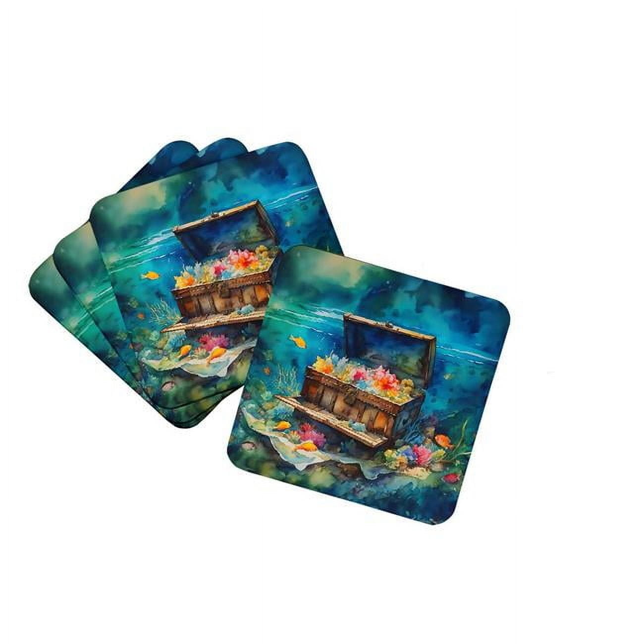 Carolines Treasures DAC2838FC 3.5 x 3.5 in. Treasure Chest Foam ...