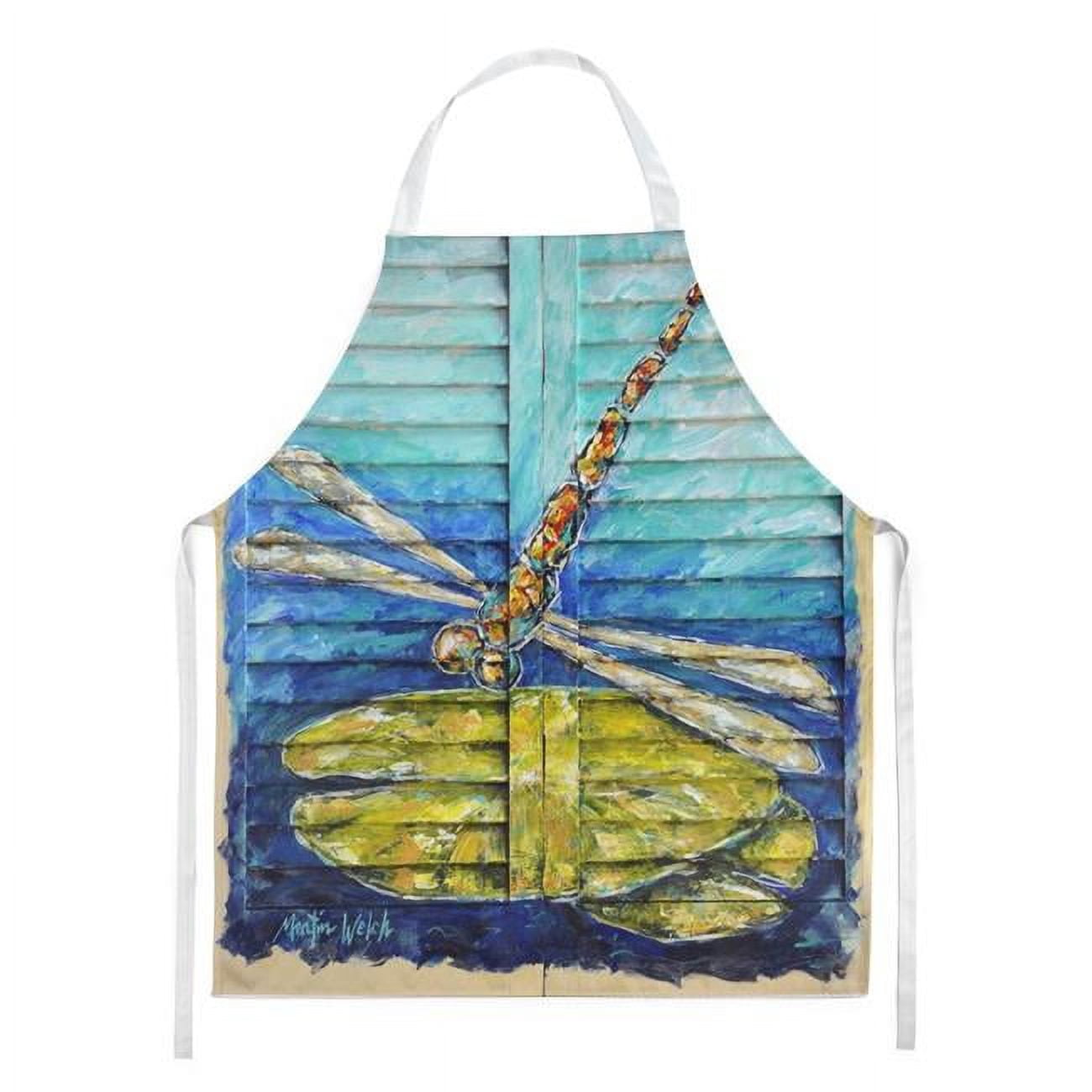 Carolines Treasures MW2024APRON 30 x 27 in. Blue Eyed Dragonfly Apron ...