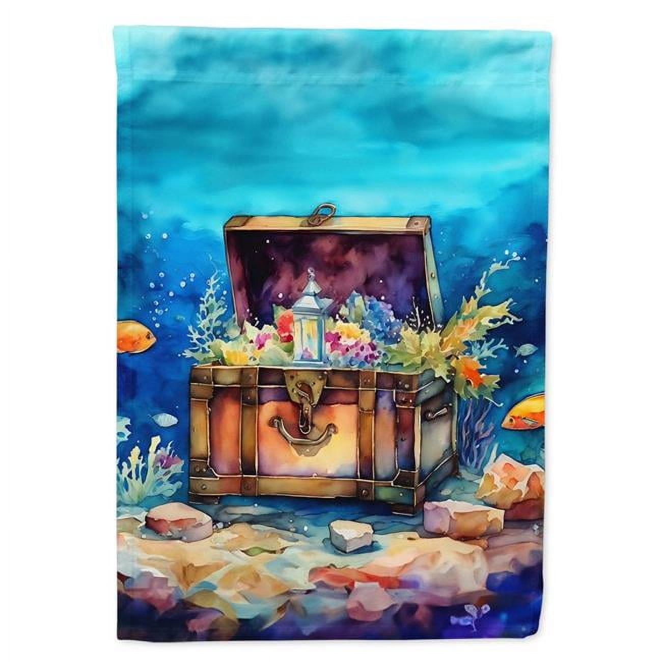 Treasure Chest House Flag 28 in x 40 in - Walmart.com