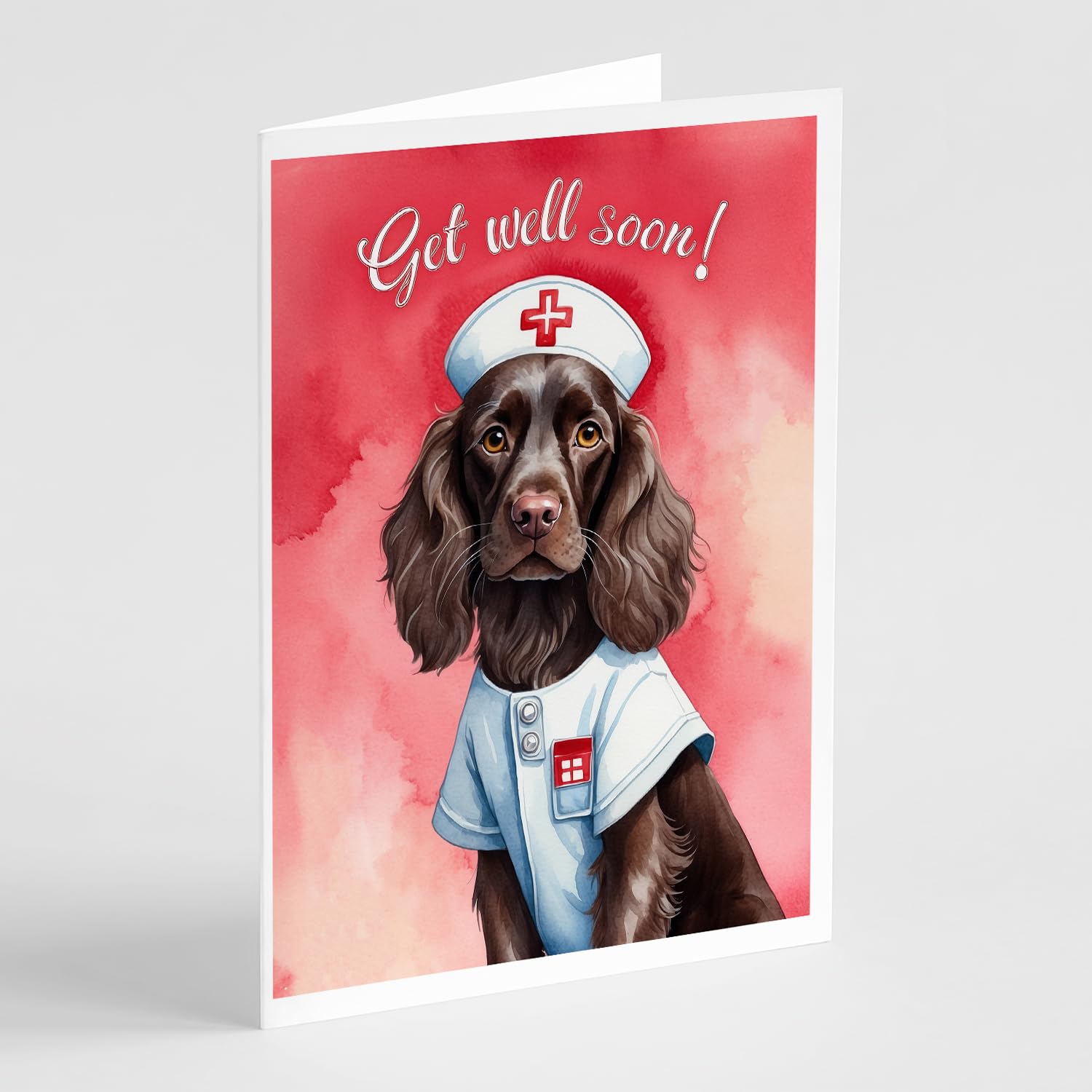 Carolines Treasures DAC8094GCA7P 5 x 7 in. Boykin Spaniel Get Well Soon ...
