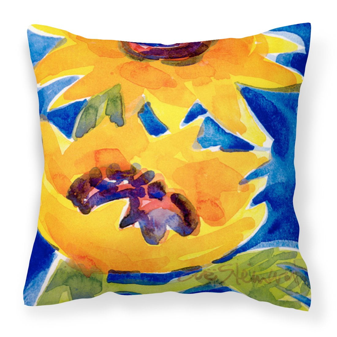 Carolines Treasures 6012PW1414 Flower - Sunflower Decorative Canvas ...