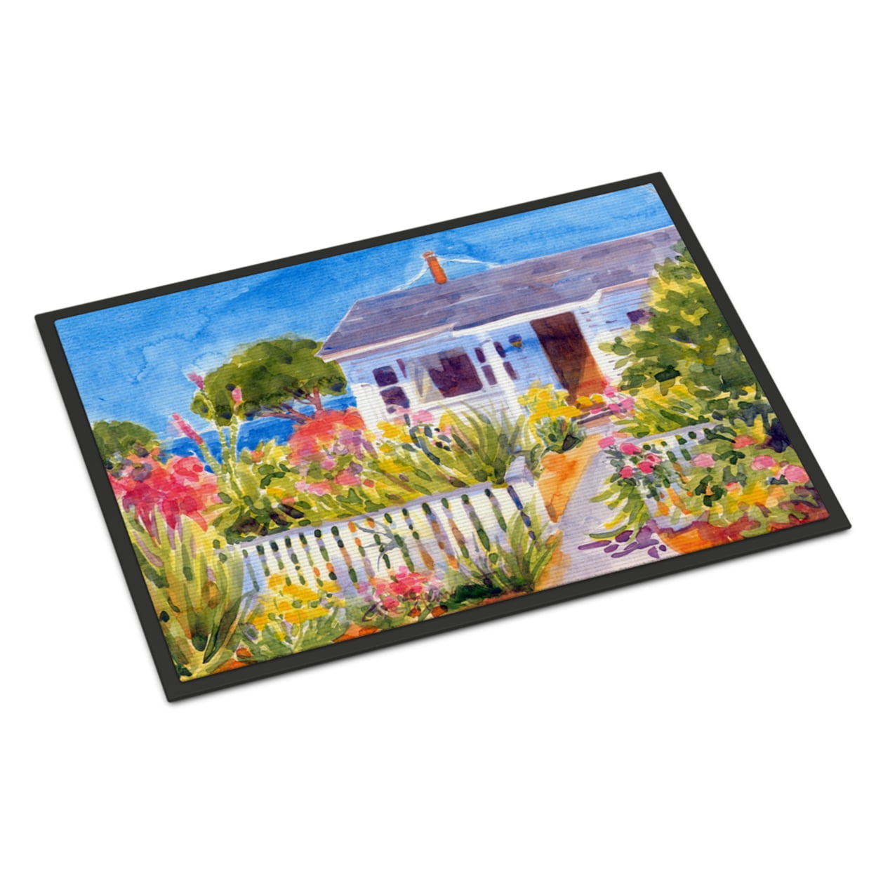 Carolines Treasures 6034JMAT Seaside Beach Cottage Door Mat Indoor Rug ...