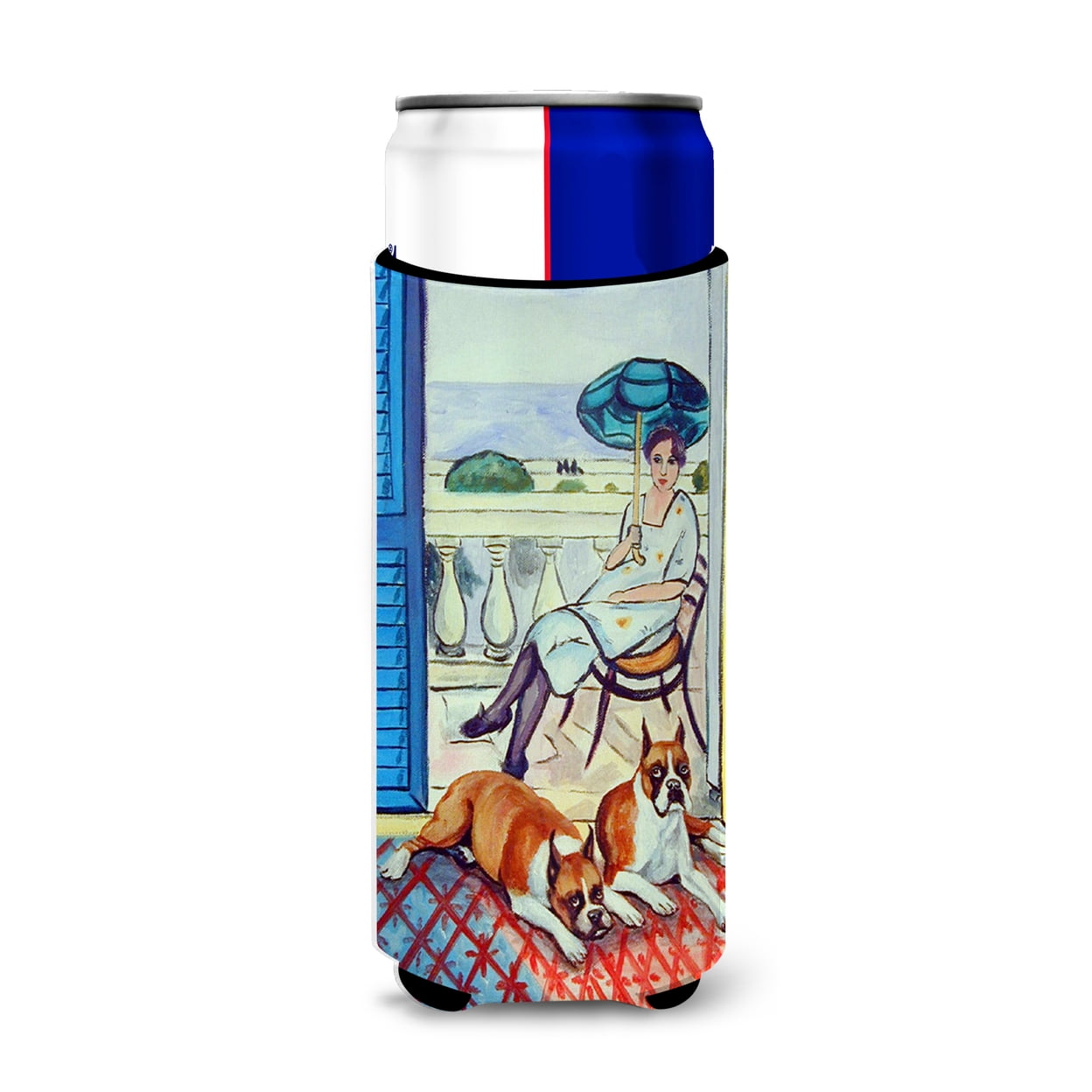 Carolines Treasures 7068MUK Lady with her Boxer Ultra Hugger for slim ...