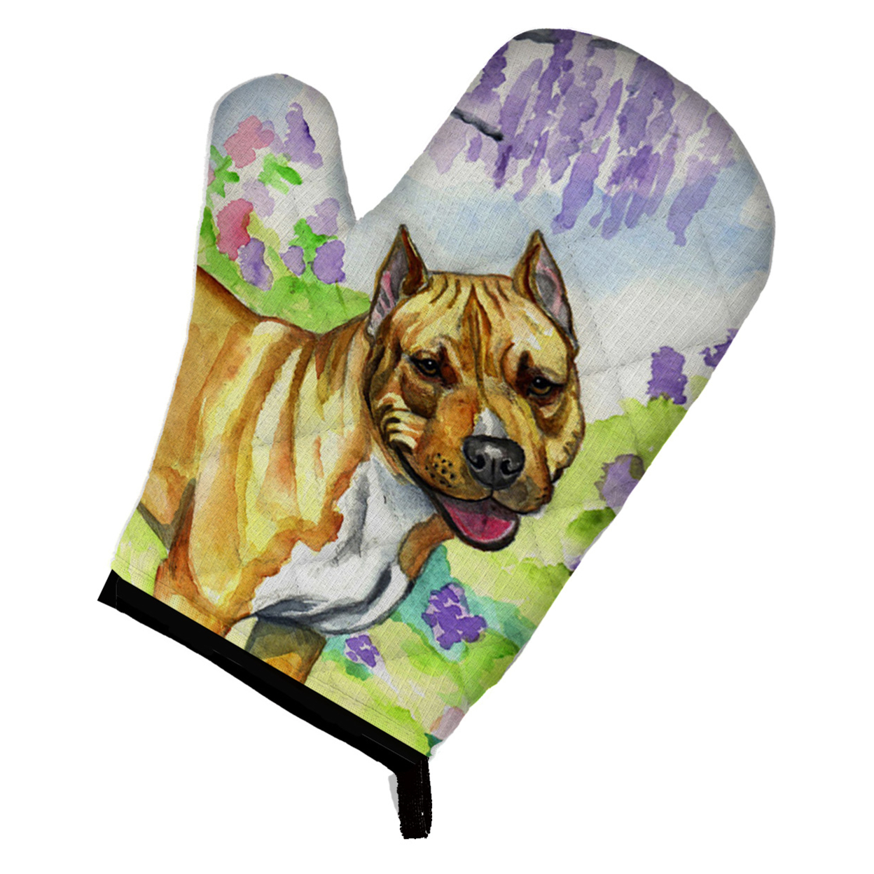 Carolines Treasures 7093OVMT Pit Bull Oven Mitt, Large, multicolor ...