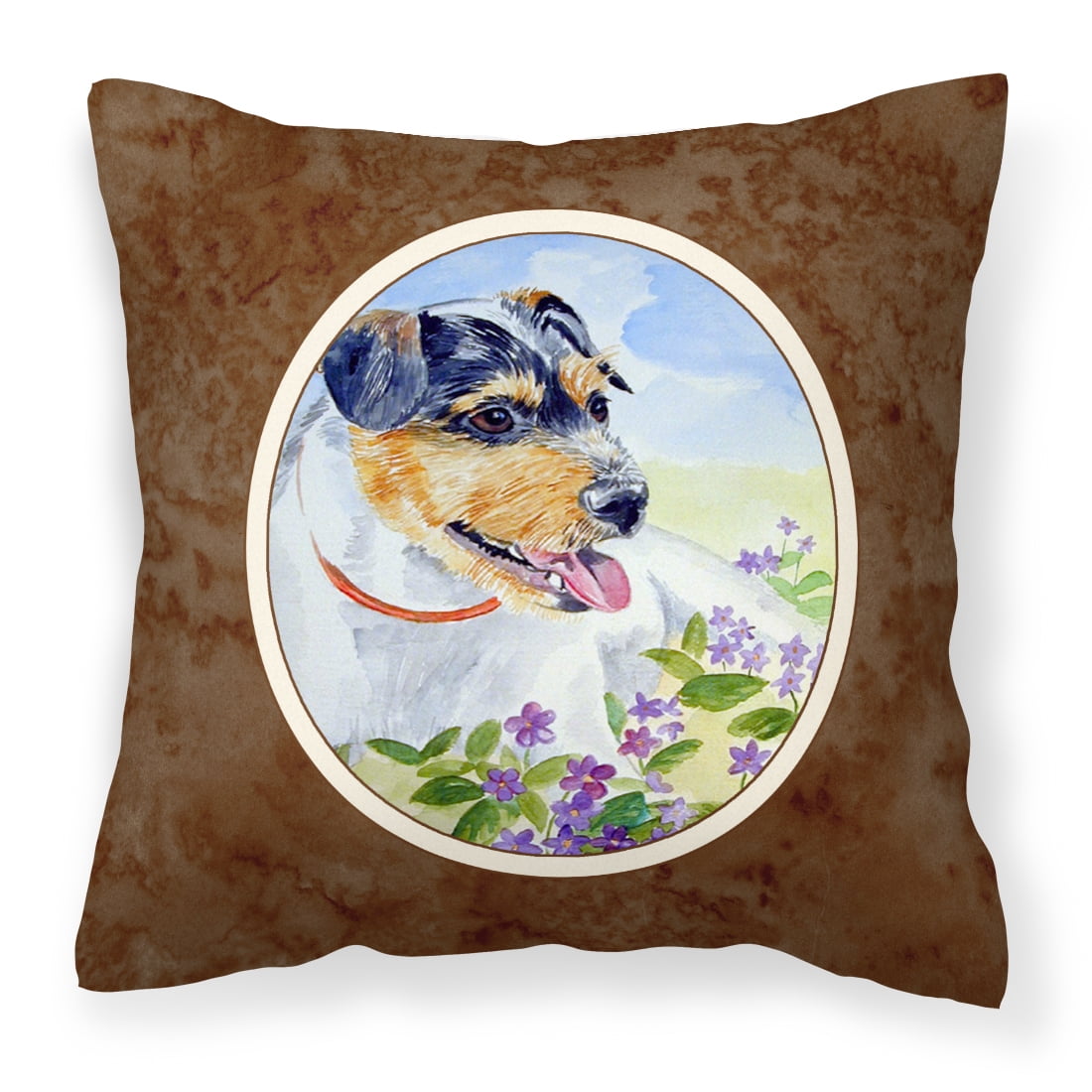 Carolines Treasures 7106PW1414 Jack Russell Terrier Fabric Decorative ...