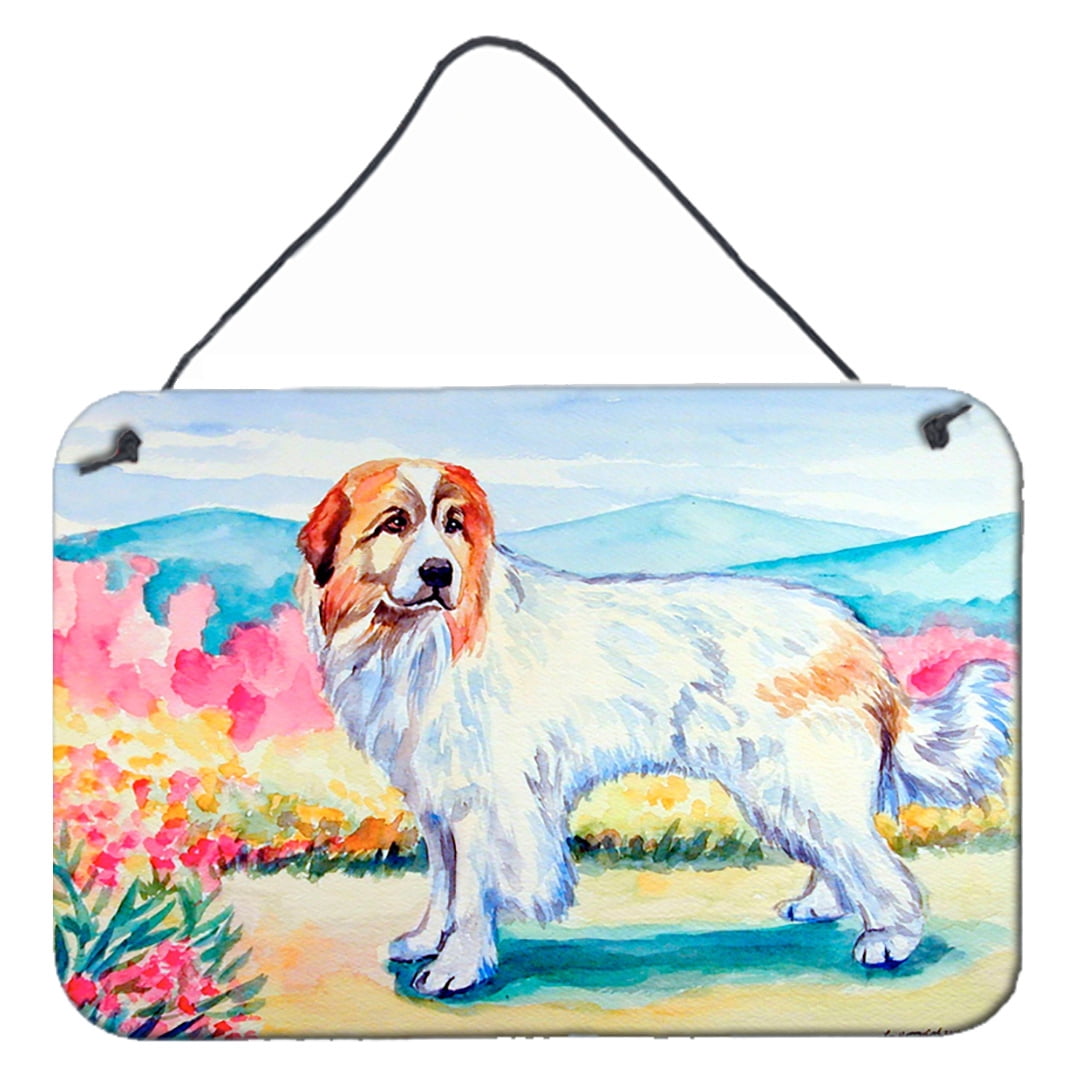Carolines Treasures 7130DS812 Great Pyrenees Wall or Door Hanging ...