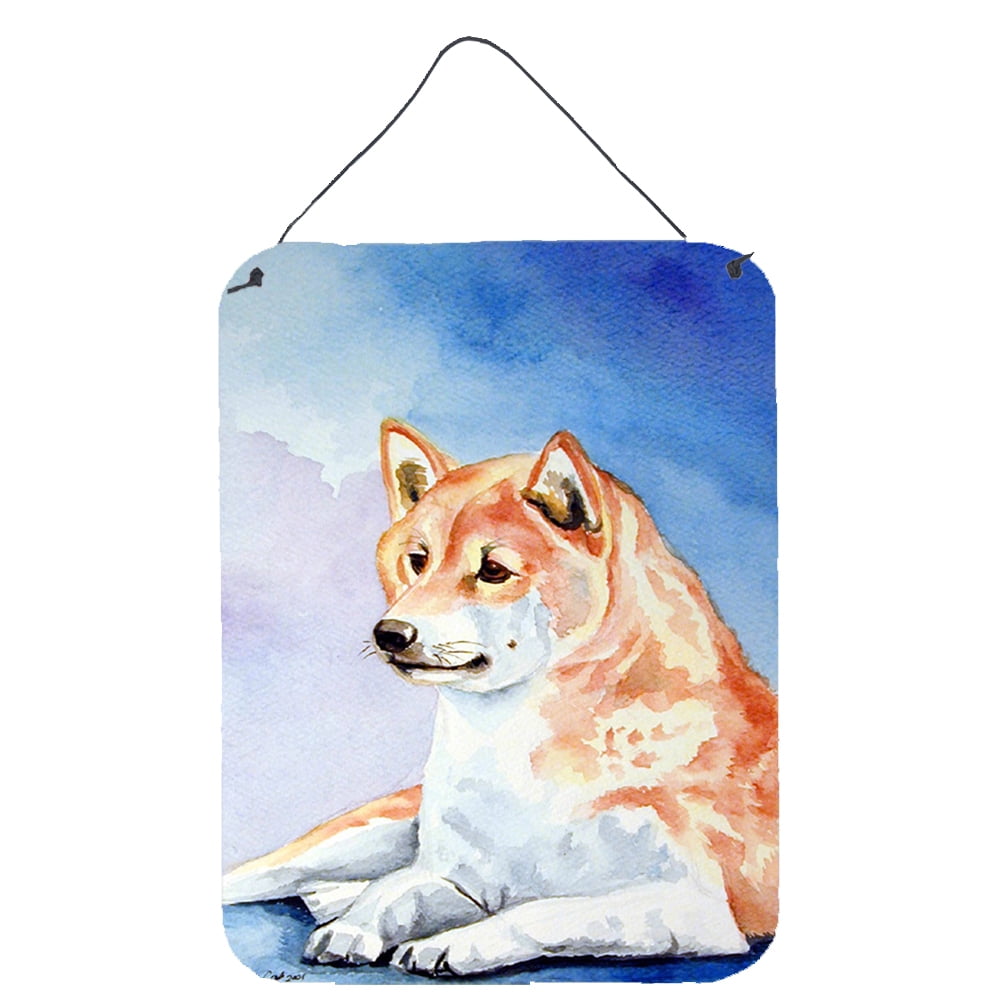Carolines Treasures 7135DS1216 Shiba Inu Wall or Door Hanging Prints ...
