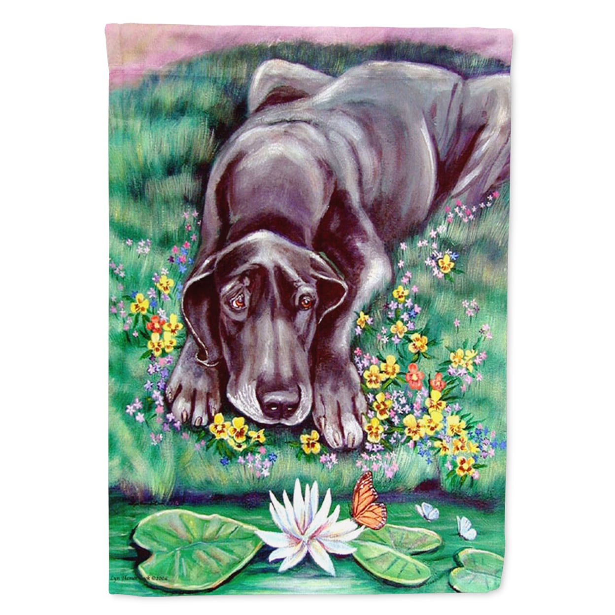 Carolines Treasures 7235-FLAG-PARENT Great Dane Flag multicolor ...