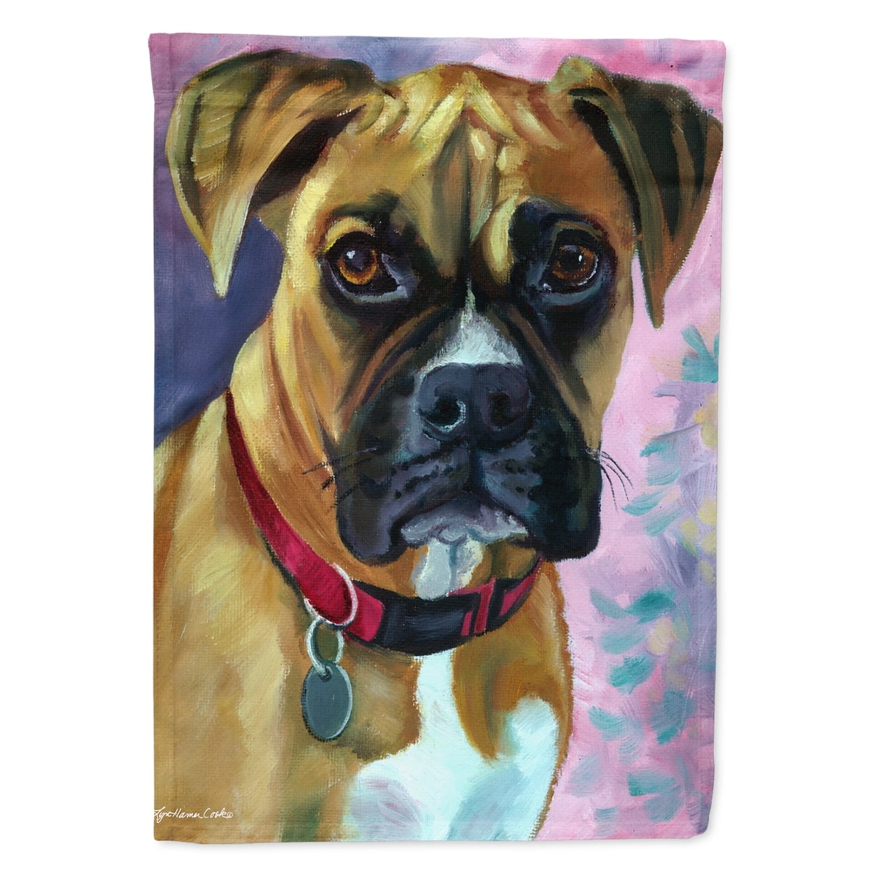 Carolines Treasures 7338GF Natural Fawn Boxer Garden Flag Garden Size ...
