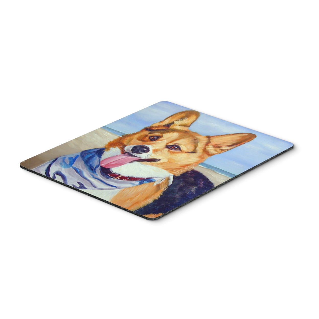 Carolines Treasures 7363MP Corgi Beach Bandana Mouse Pad Hot Pad or ...