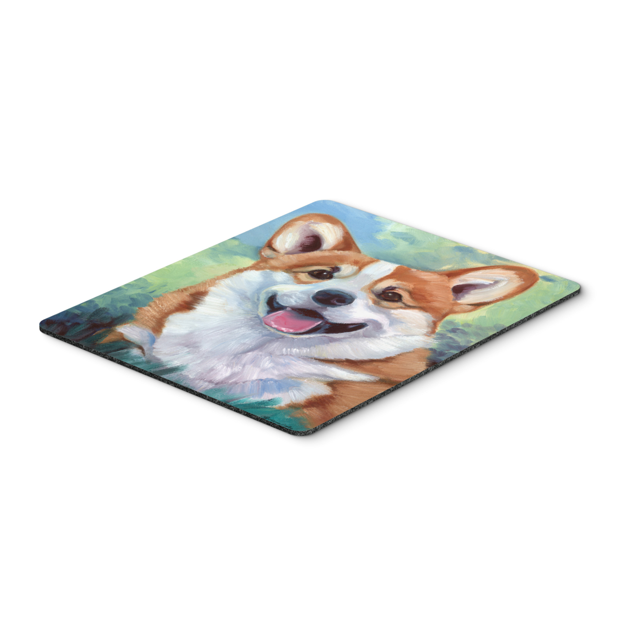 Carolines Treasures 7366MP Pembroke Corgi Happy Face Mouse Pad Hot Pad ...