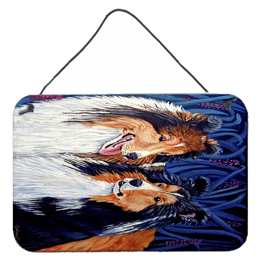 Carolines Treasures 7508DS812 Sheltie Wall or Door Hanging Prints 8x12 ...