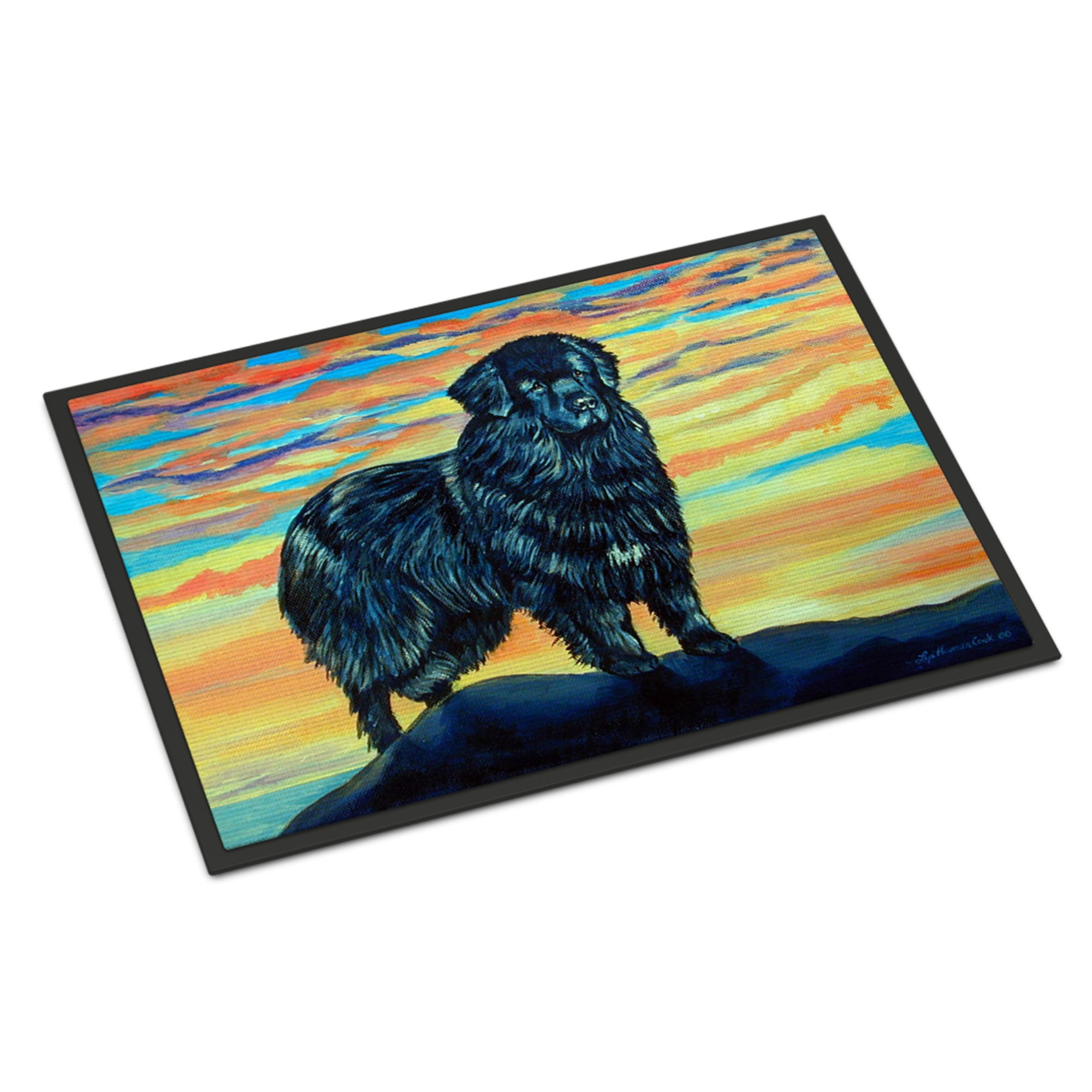 Carolines Treasures 7518JMAT Newfoundland Indoor or Outdoor Doormat, 24 ...