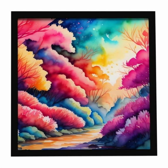 Carolines Treasures 8 x 8 in. Azaleas in Color Framed Metal Print ...