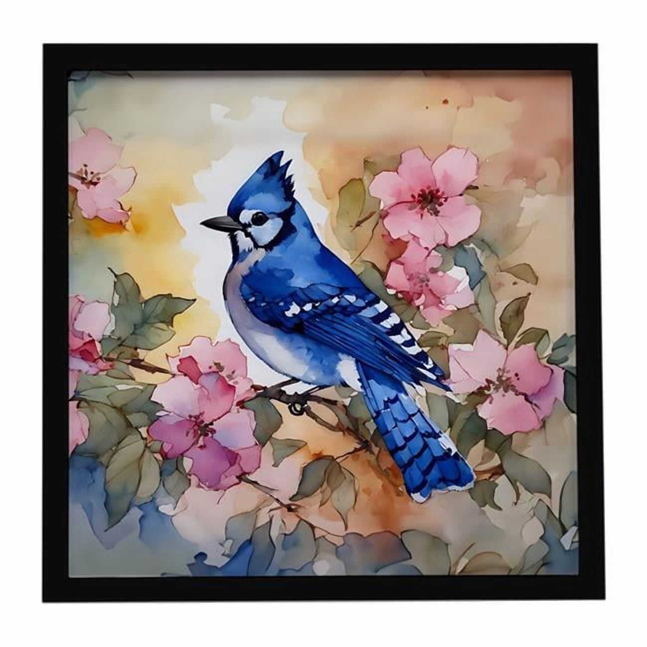 Carolines Treasures 8 x 8 in. Blue Jay Framed Metal Print - Walmart.com