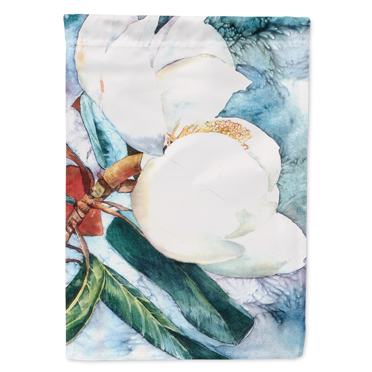 Carolines Treasures 8001-FLAG-PARENT Flower - Magnolia Flag multicolor ...