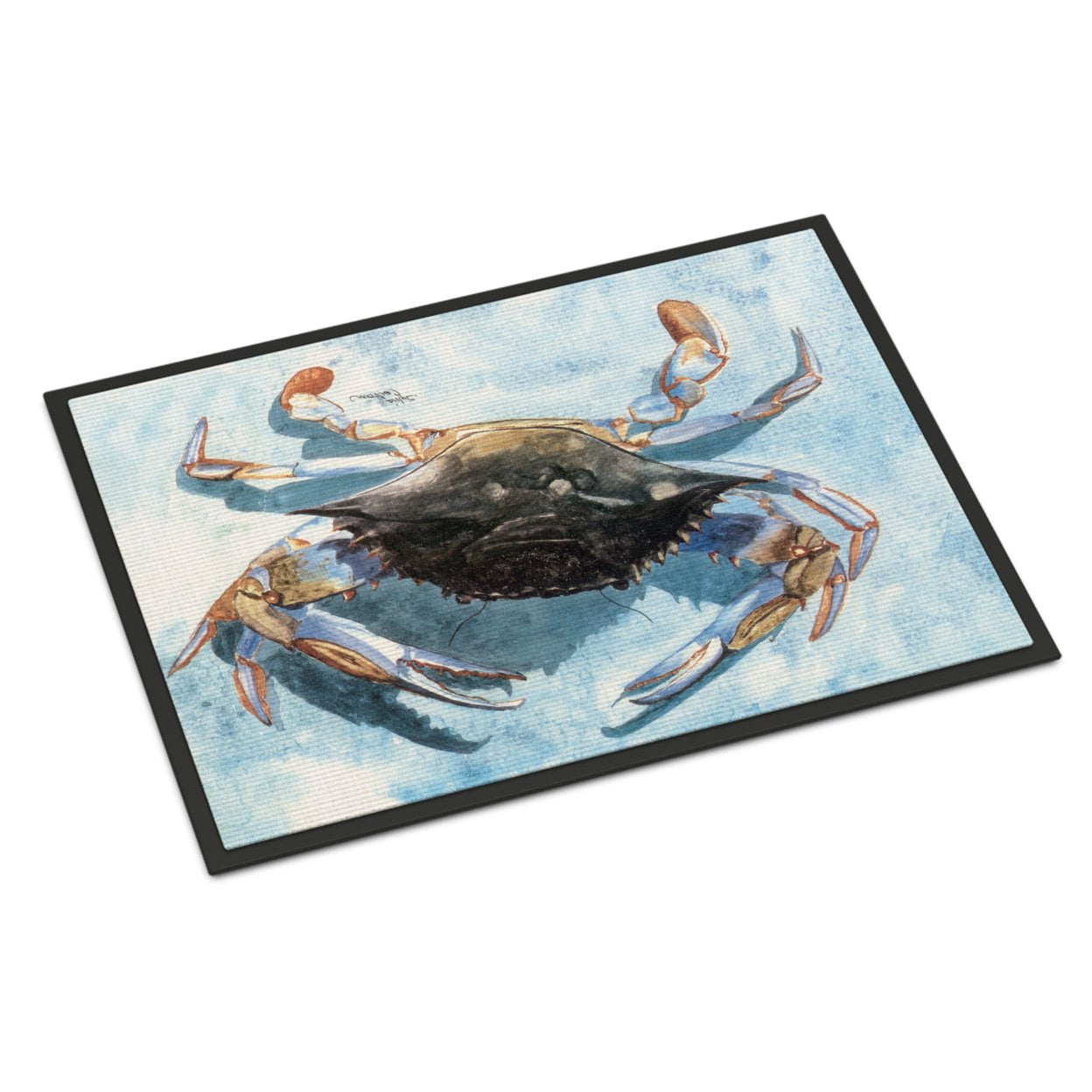 Carolines Treasures 8055-MAT Crab Doormat 18x27 27"L x 18"W multicolor ...