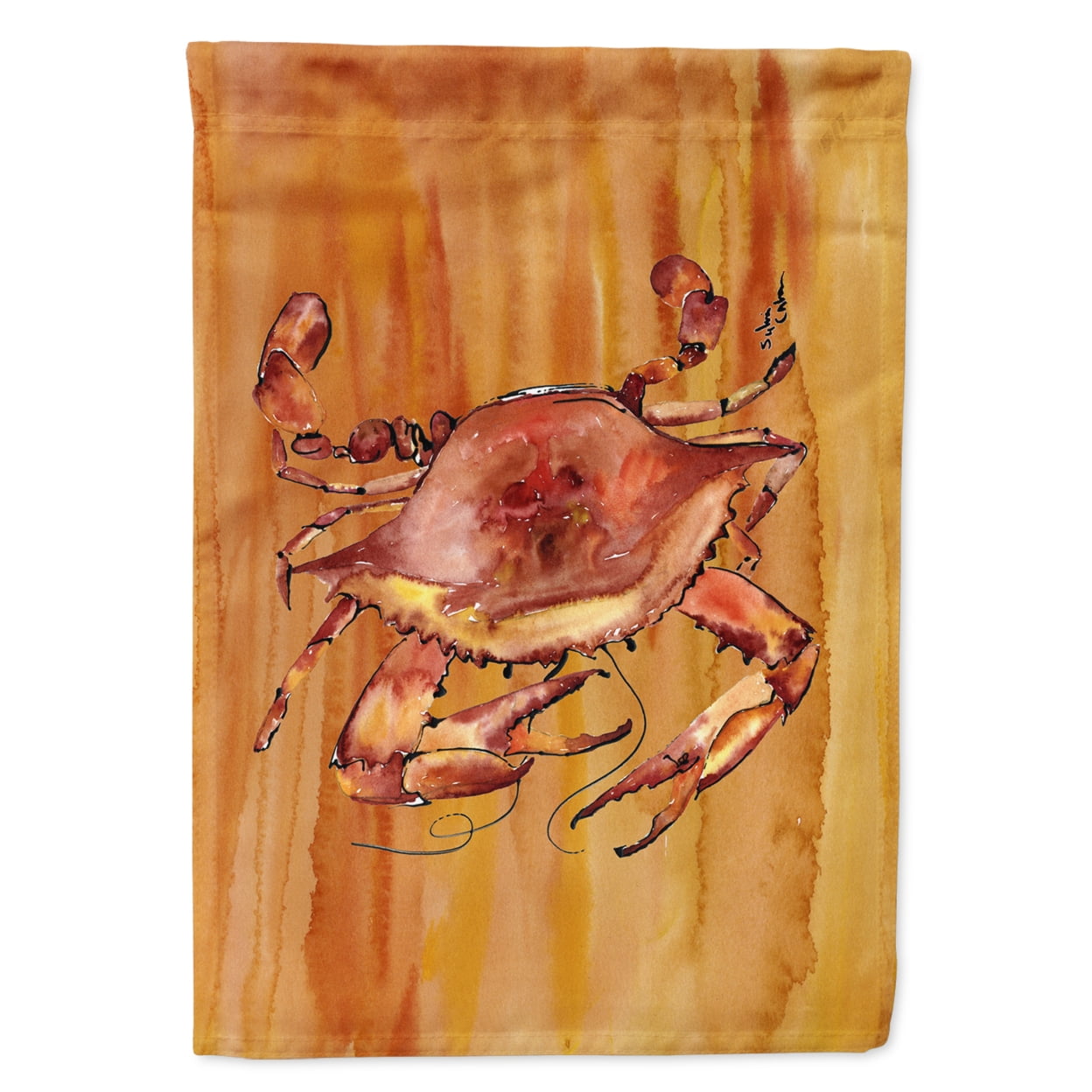 Carolines Treasures 8139-FLAG-PARENT Crab Flag multicolor - Walmart.com
