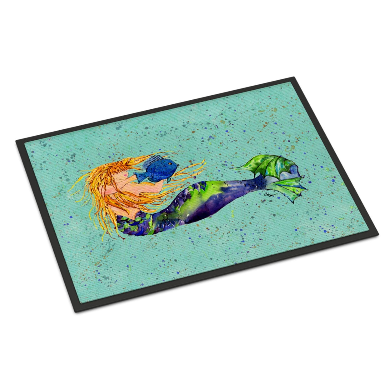 Carolines Treasures 8336-JMAT Mermaid Door Mat, Indoor Rug or Outdoor ...