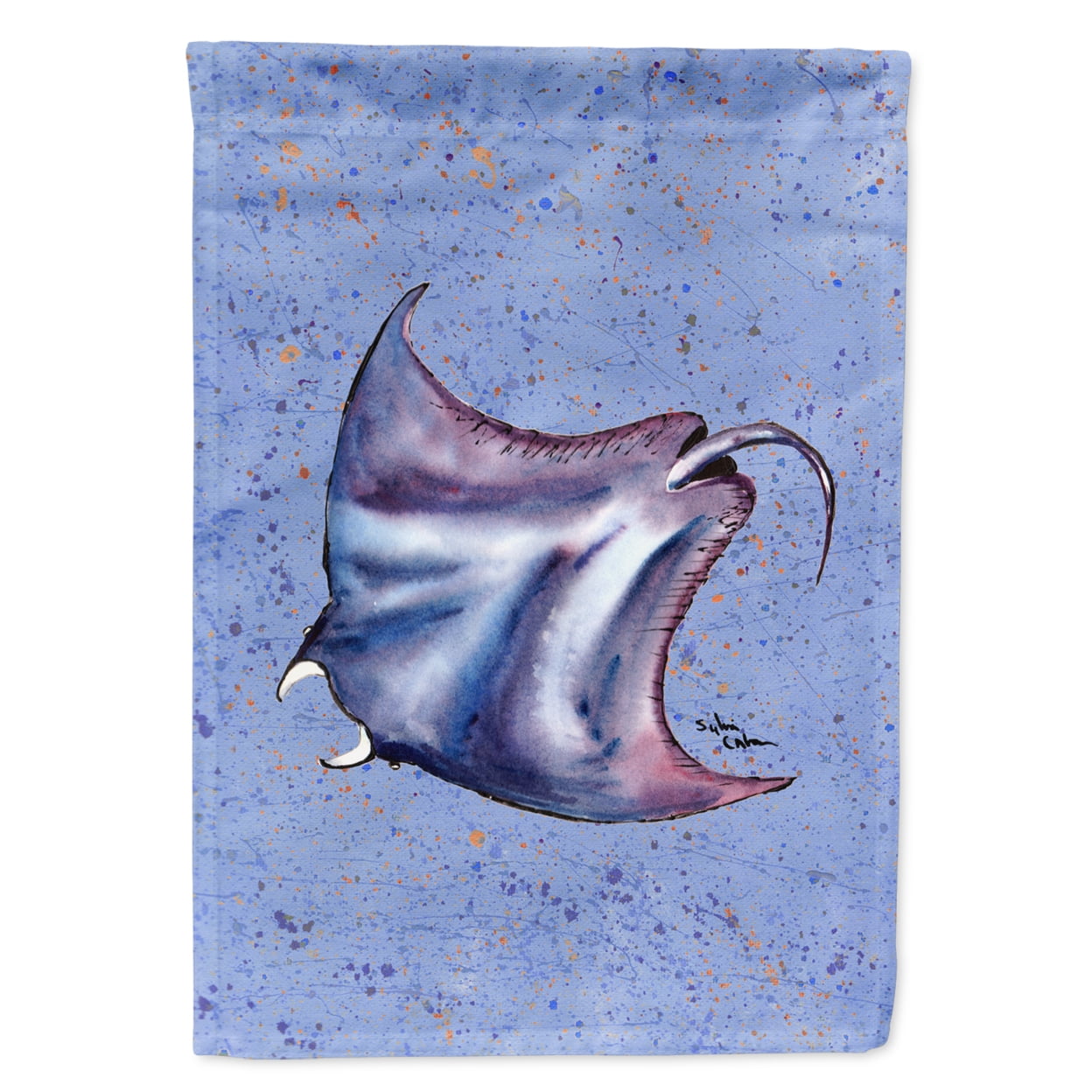 Carolines Treasures 8353-FLAG-PARENT Stingray Stingray Flag multicolor ...
