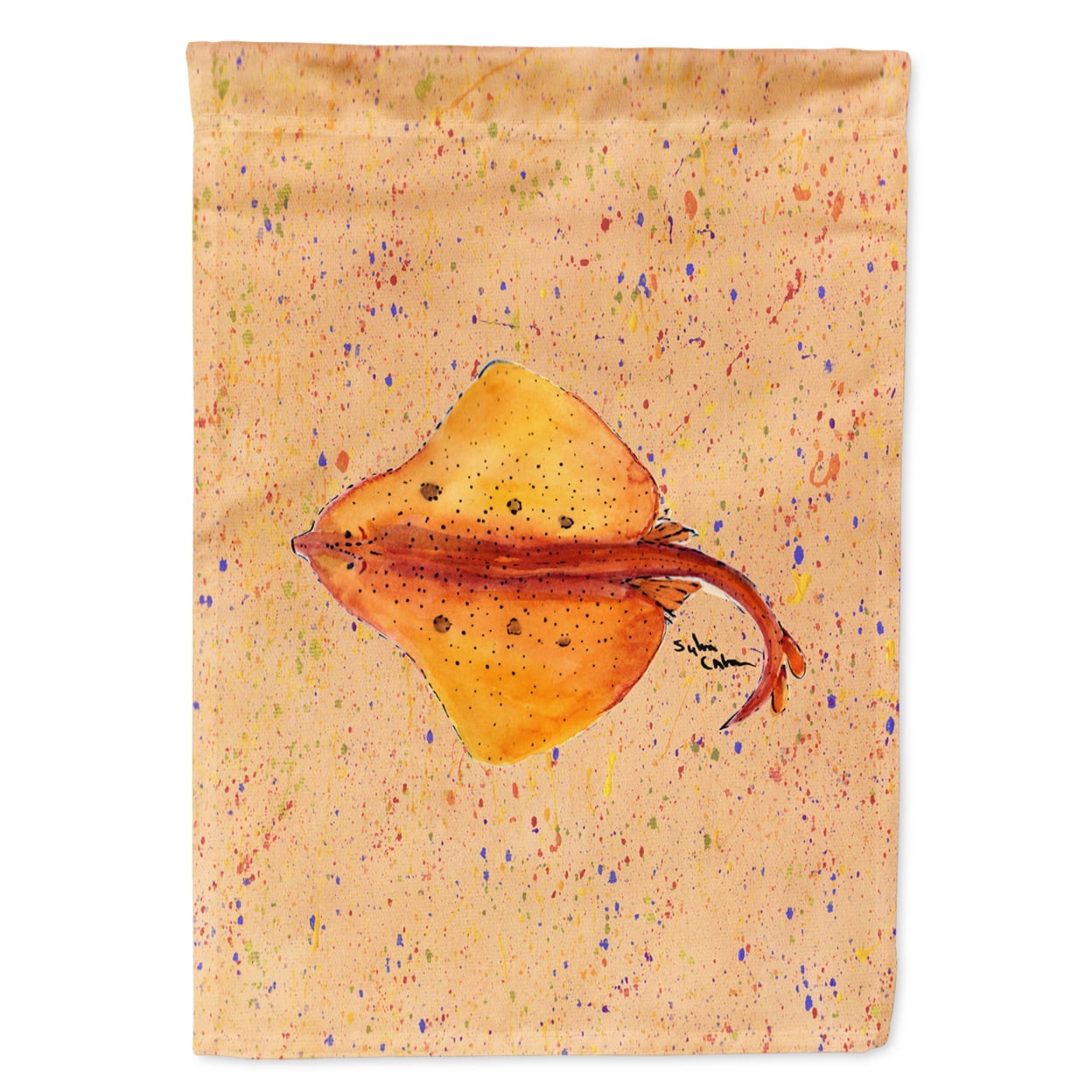 Carolines Treasures 8354-FLAG-PARENT Stingray Stingray Flag multicolor ...