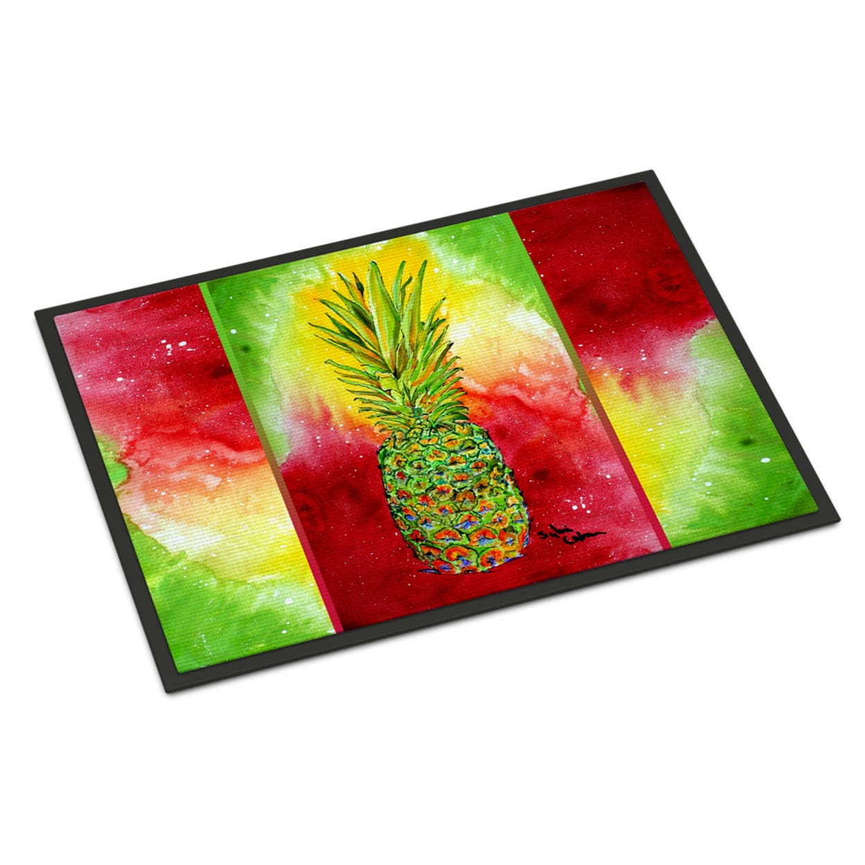 Carolines Treasures 8395-JMAT Pineapple Doormat 24x36 36"L x 24"W ...